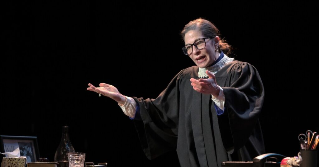 Michelle Hazard takes a stand as RBG at Emerson Colonial | British Day ...