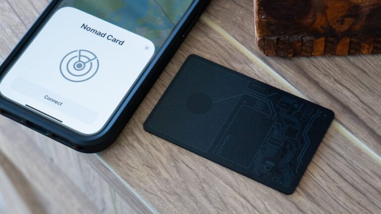 Nomad Goods Tracking Card Wallet Tracker Card Increases Safety ...