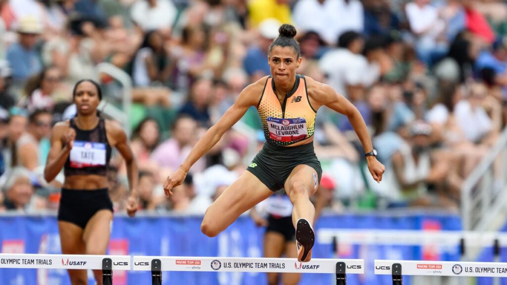 Sydney McLaughlin-Levrone sets world record at Olympic track qualifier ...